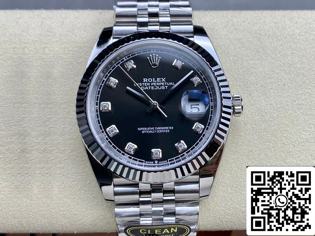 Rolex Datejust M126334-0012 1:1 Best Edition Clean Factory Black Dial ...