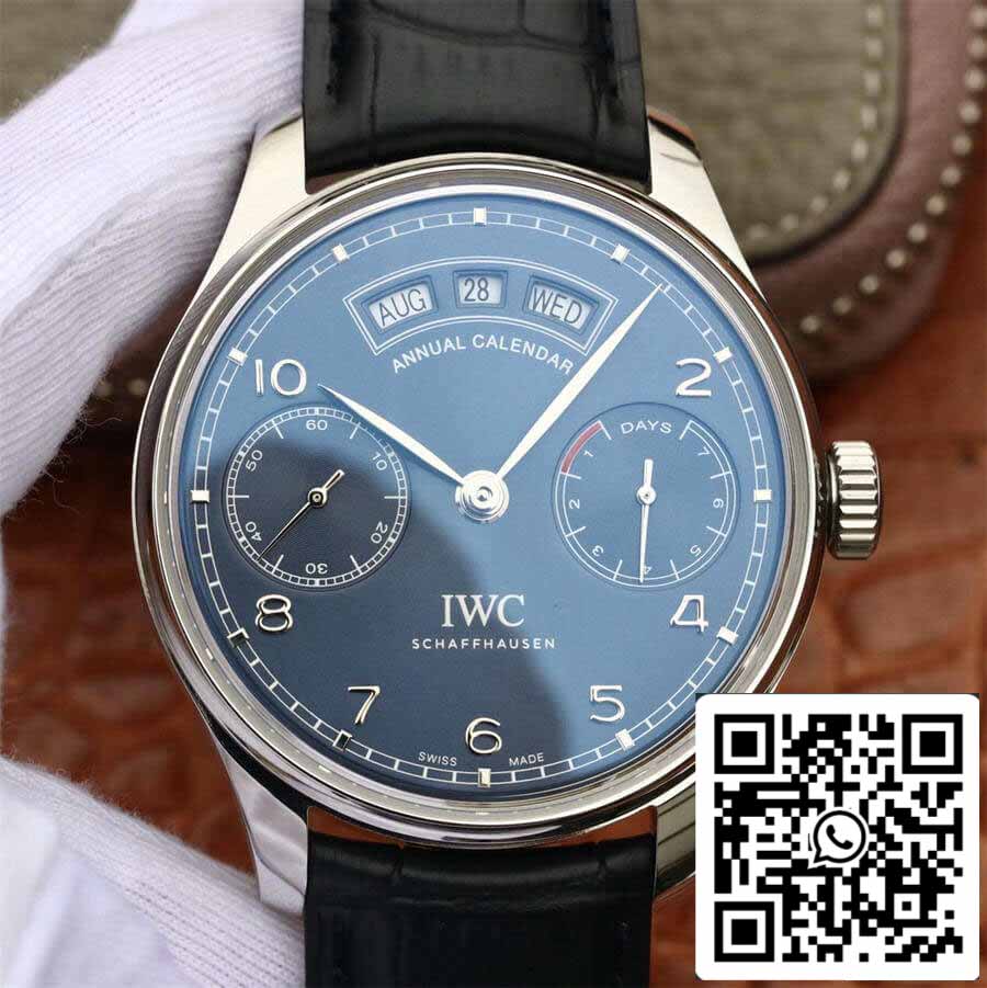 IWC Portugieser IW503502 1:1 Best Edition ZF Factory Blue Dial – EU ...