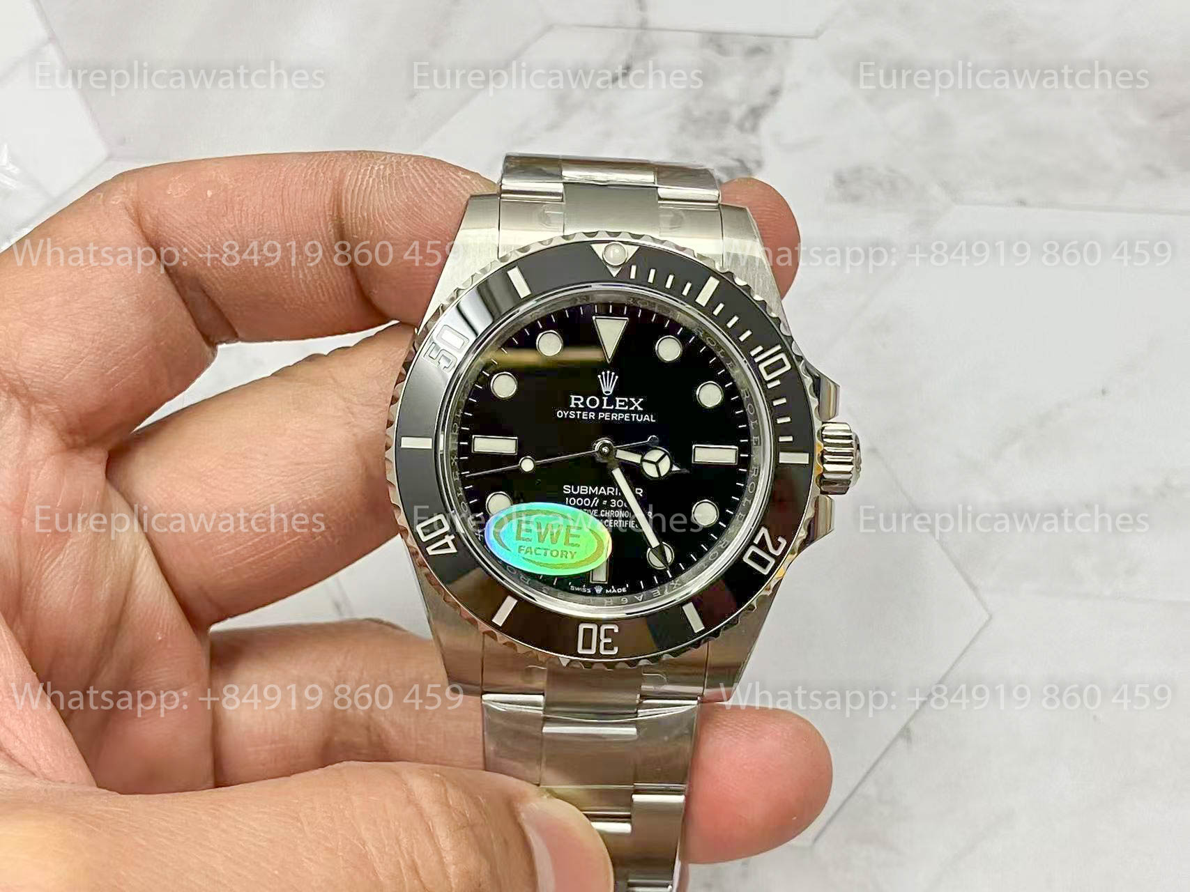 Rolex Submariner 114060-97200 EWE Factory 1:1 Best Version Black Dial ...