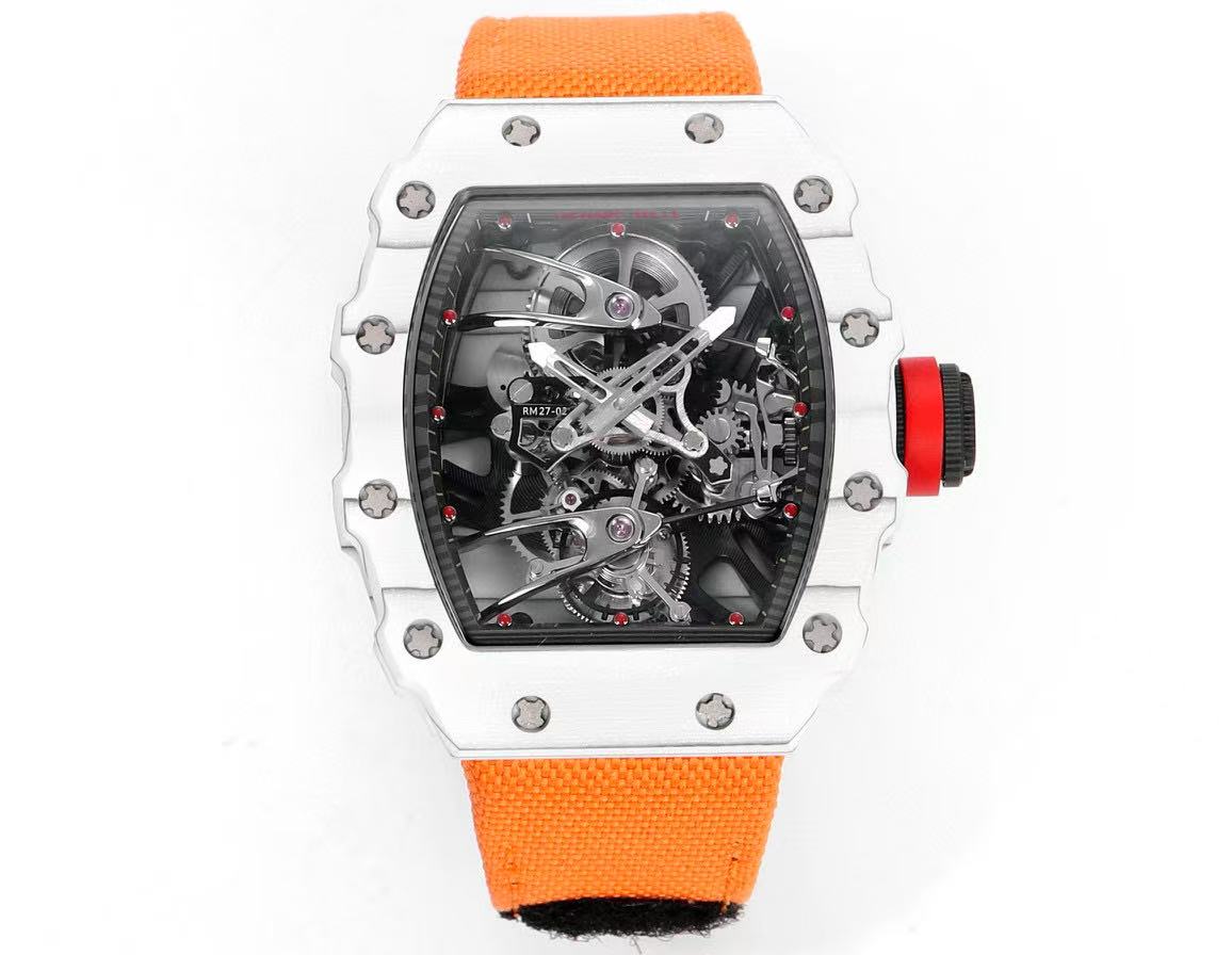 Richard Mille RM27-02 1:1 Best Version RM Factory Skeleton Tourbillon ...