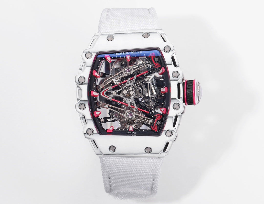 Richard Mille Bubba Watson Tourbillon RM38-02 1:1 Best Edition White C ...
