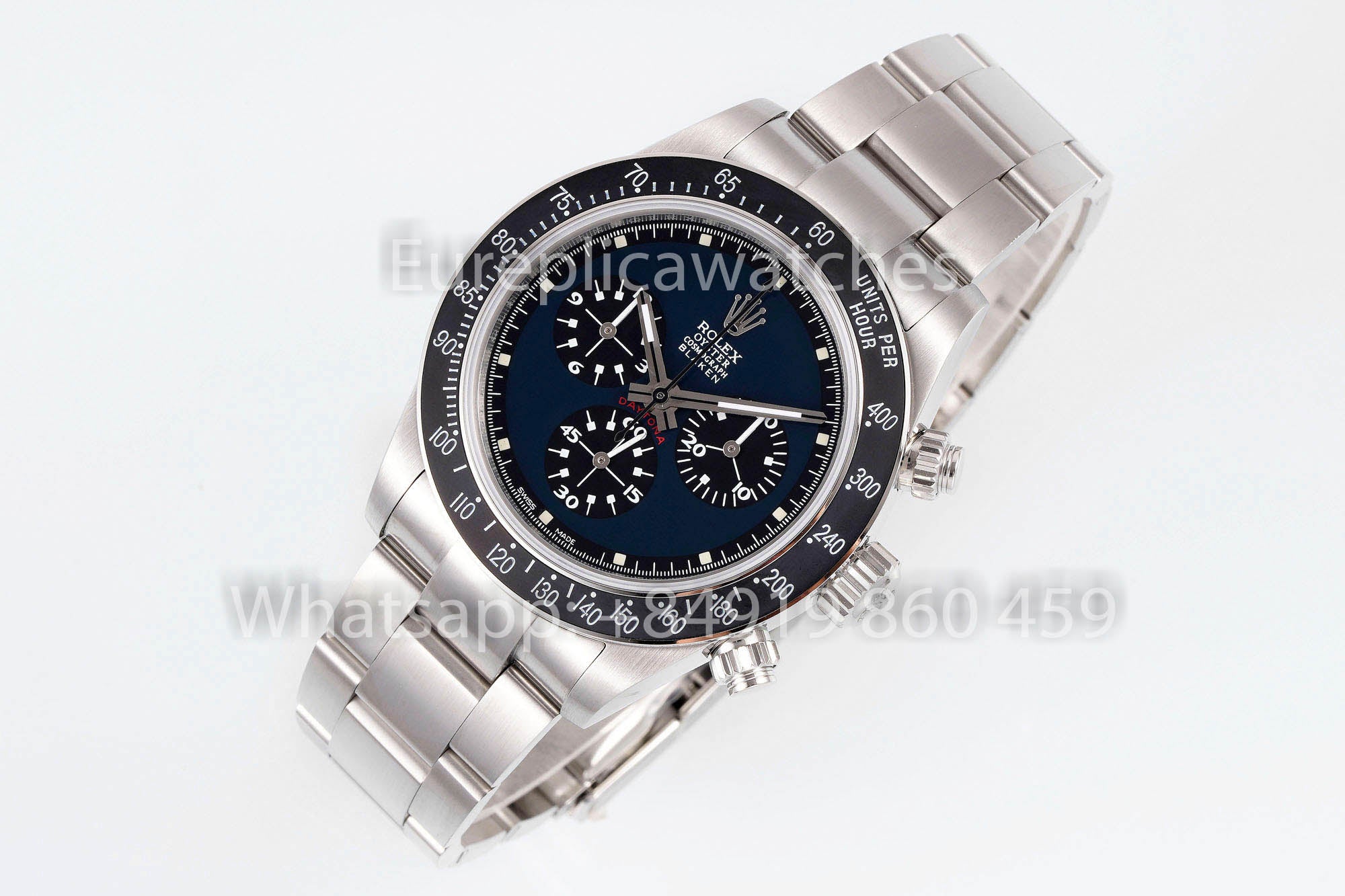 Rolex Daytona Blaken Heritage Blue Dial 1:1 Best Clone EF Factory – EU ...