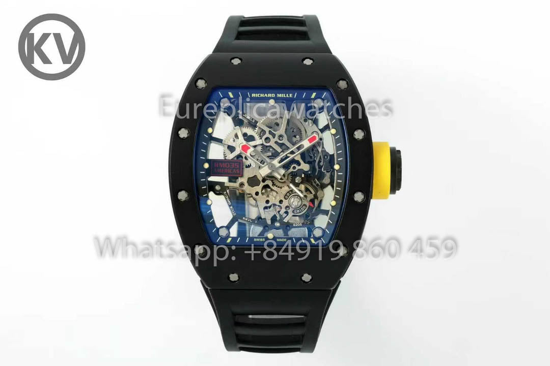 Richard Mille RM035 Rafa Americas Edition 1:1 Best Clone KV Factory ...