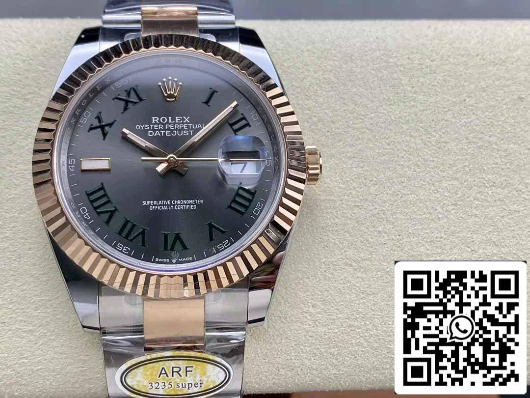 Rolex Datejust 41 126331 Wimbledon Dial ARF Factory 1:1 Best Edition e ...